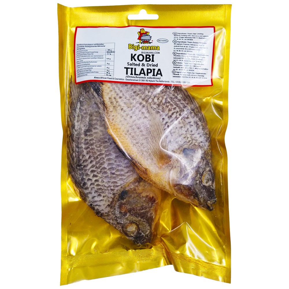 Koobi Dried & Salted Tilapia Bigi Mama IWP 300 gr. +/- 5 kg. - Aheco ...