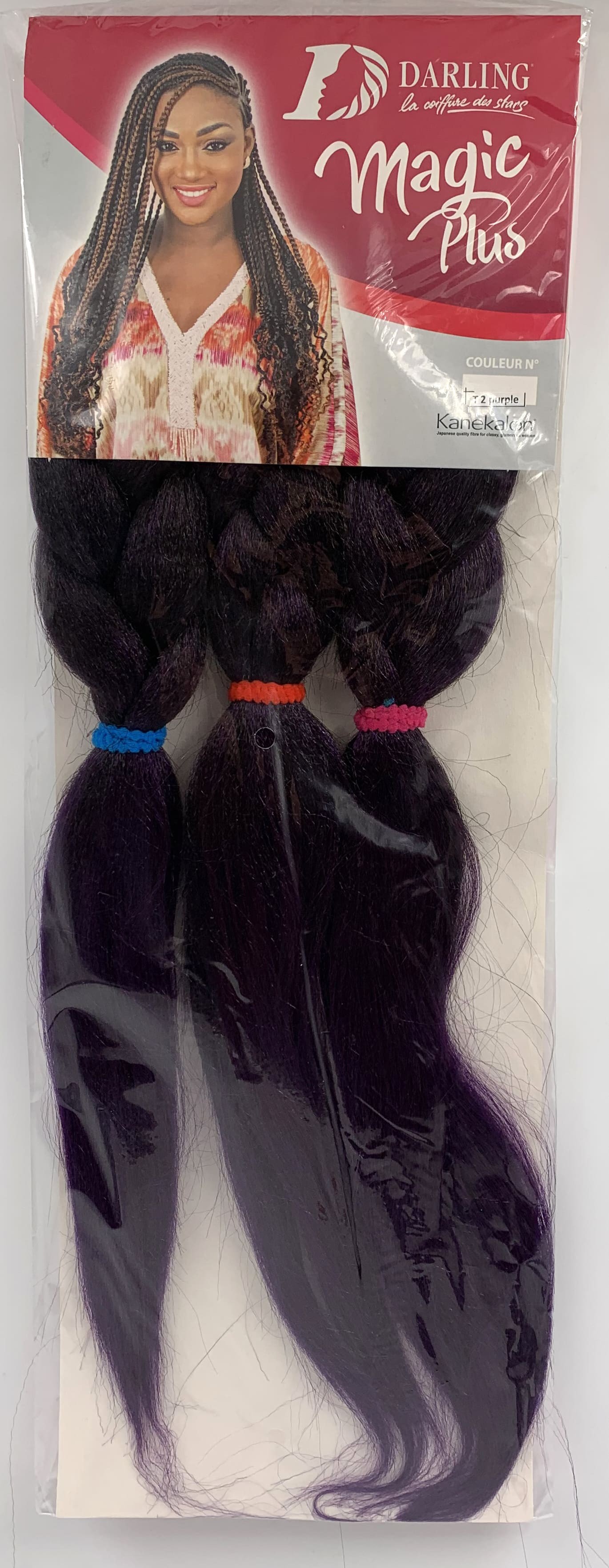 Darling Magic Plus T Braid Pre-Streched Colour T2/Purple. - Aheco Webshop
