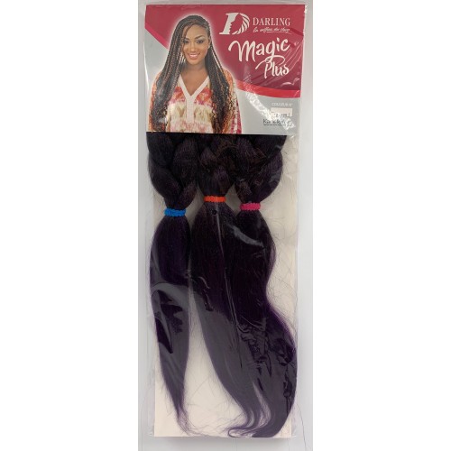 Darling Magic Plus T Braid Pre-Streched Colour T2/Purple. - Aheco Webshop