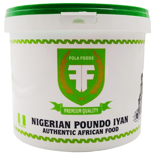 Pounded Yam Fola Foods Bucket 1 x 4 kg. - Aheco Webshop